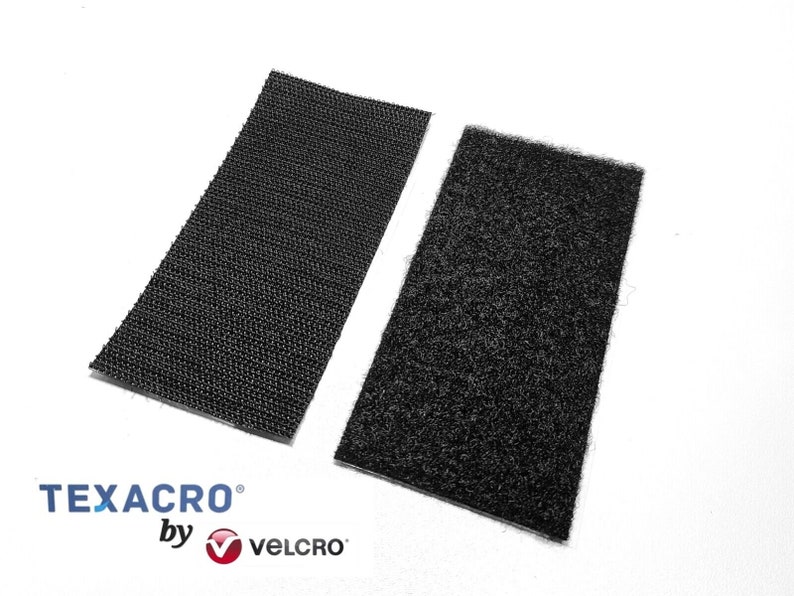 VELCRO® Brand TEXACRO Stick-on Strip (hook & Loop) - Black - Etsy
