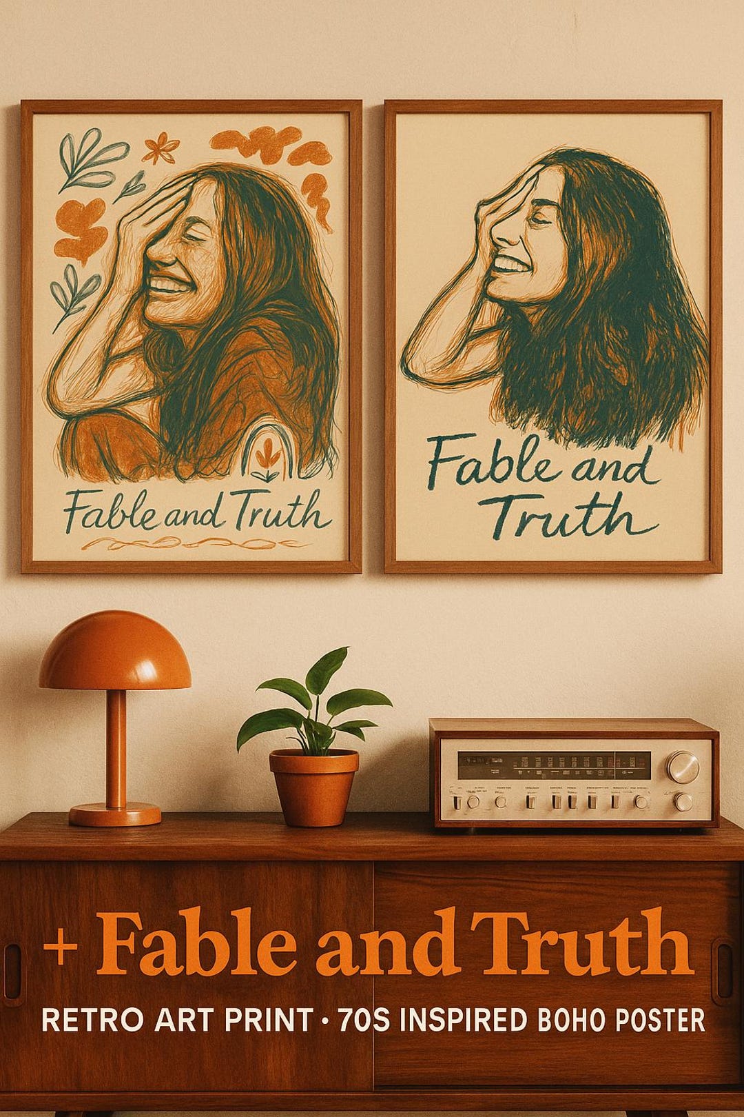 Fable and Truth – 2-pack Printable Poster Art Inspired by Gigi Perez - Etsy