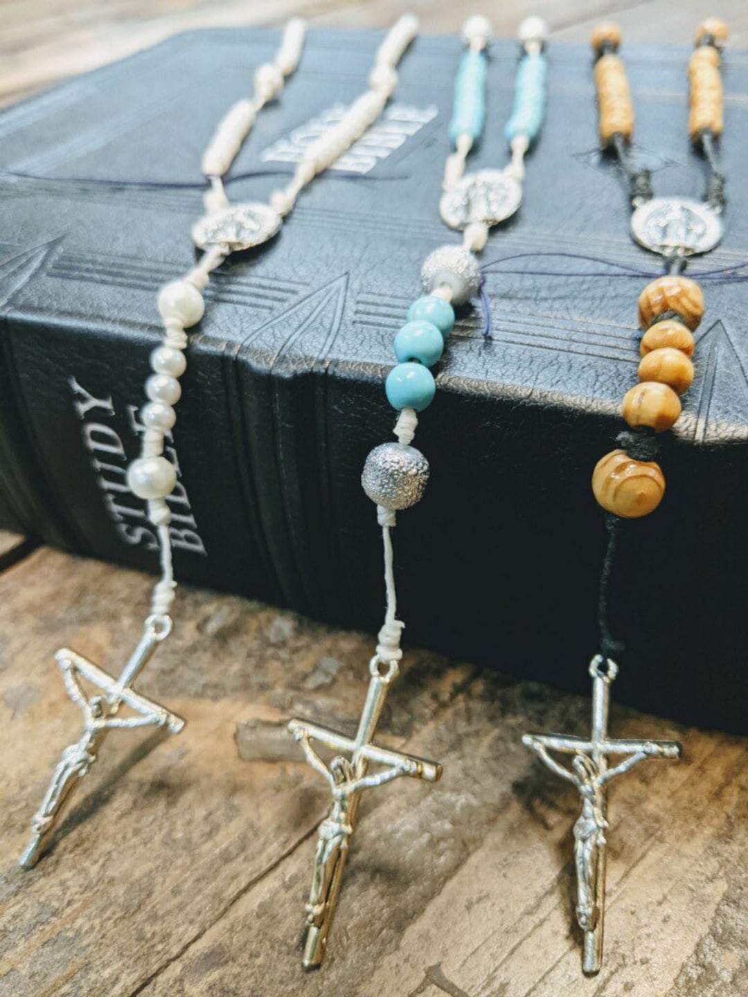 Handmade Rosaries Prayer Beads Etsy