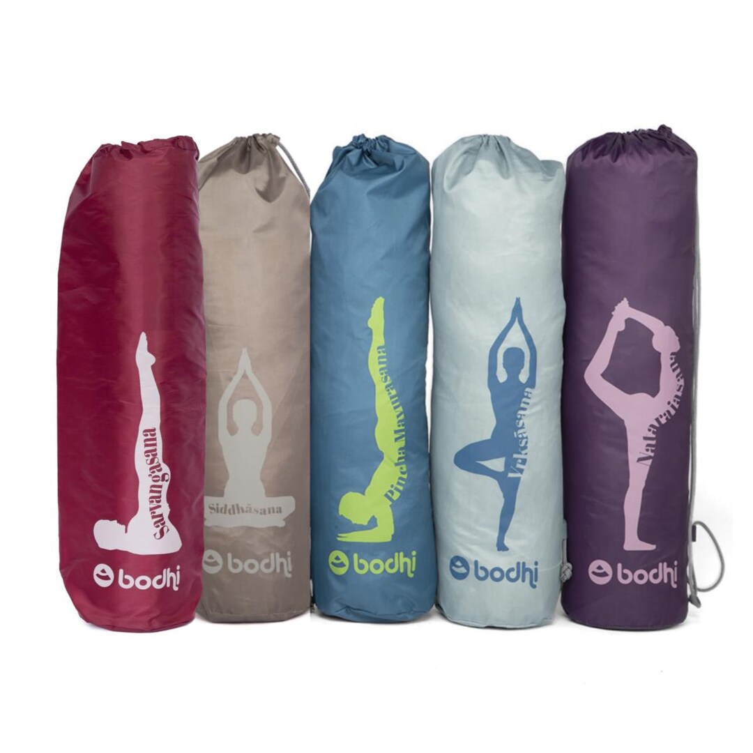 Yoga Mat Bag: Water-resistant Polyester With Yoga Pose Print - Etsy UK