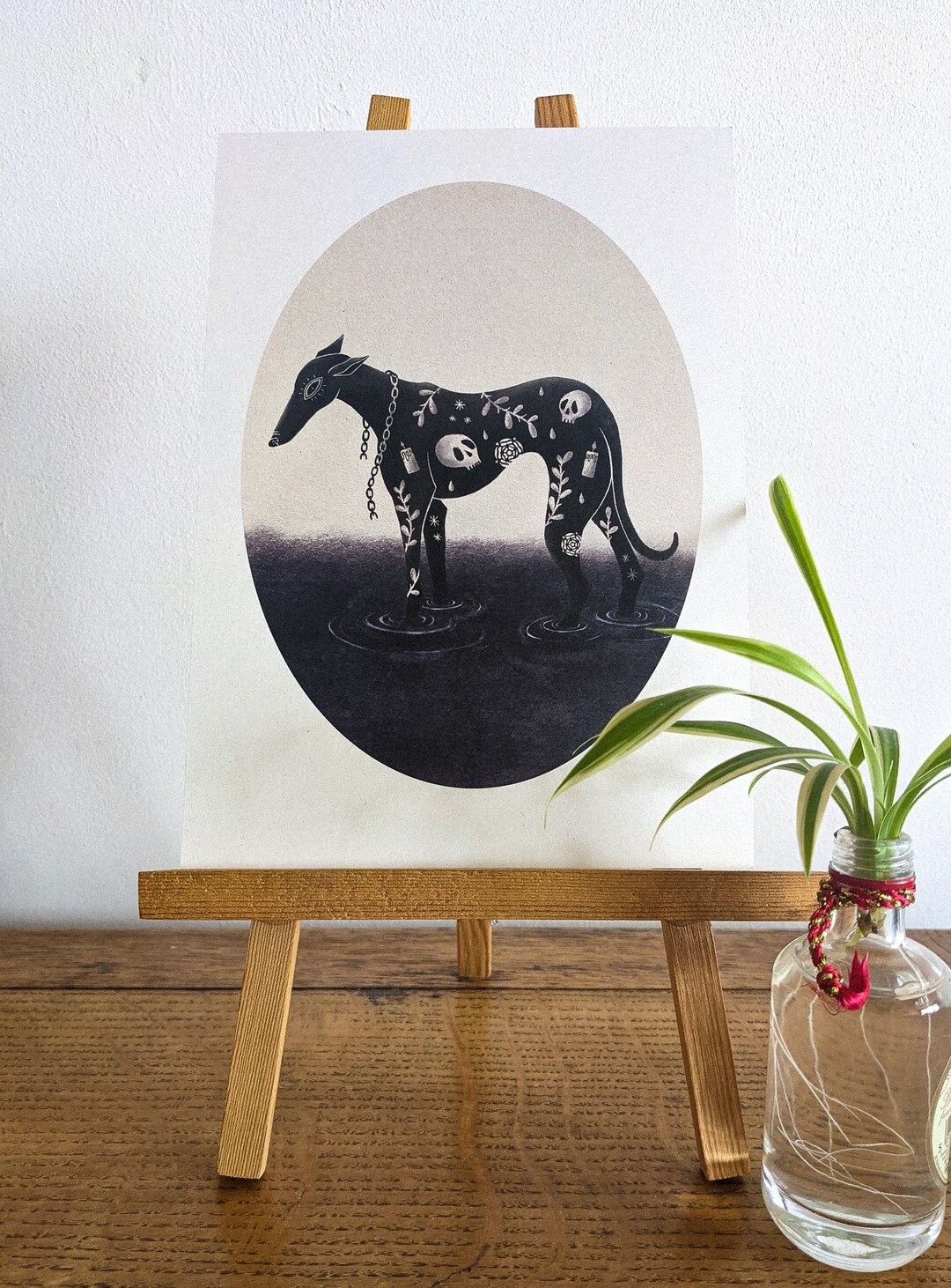 THE BARGHEST - A5 Art Print of Folklore Dog - Yorkshire Folklore ...