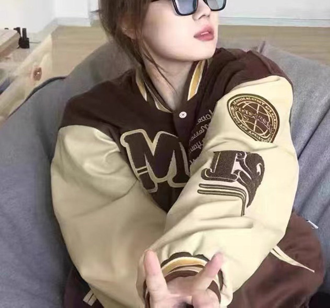 Letter Varsity Jacket Streetwear Bomber Jacket Hip Hop - Etsy Canada
