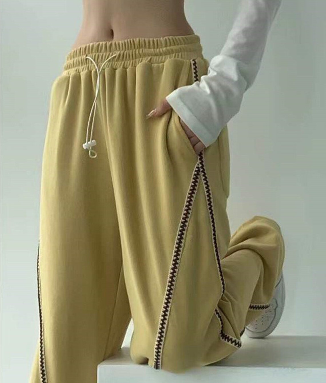 Jazz Dance Sweatpants Streetwear Y2k 90s Pants Baggy - Etsy