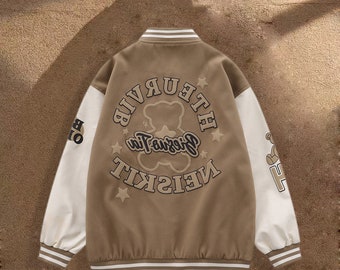 Cartoon Varsity Jacket - Etsy UK
