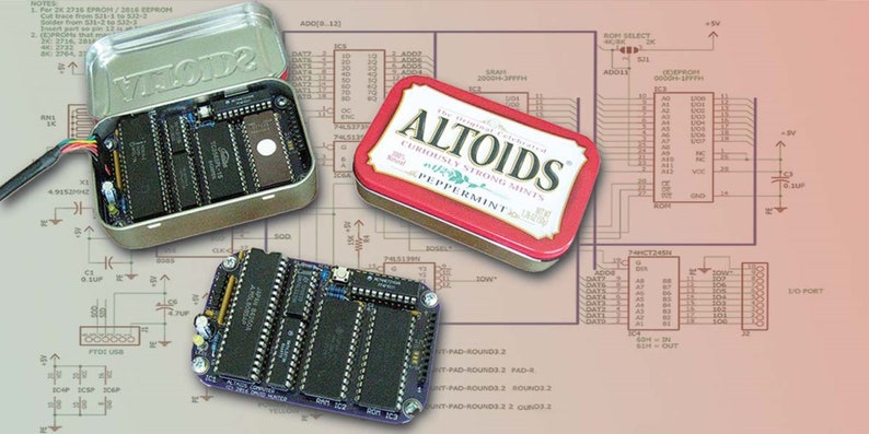 Altoids 8085 Chip Computer-pocket Sized Single Board Computer|altair Clone|retro|8 Bit - Etsy