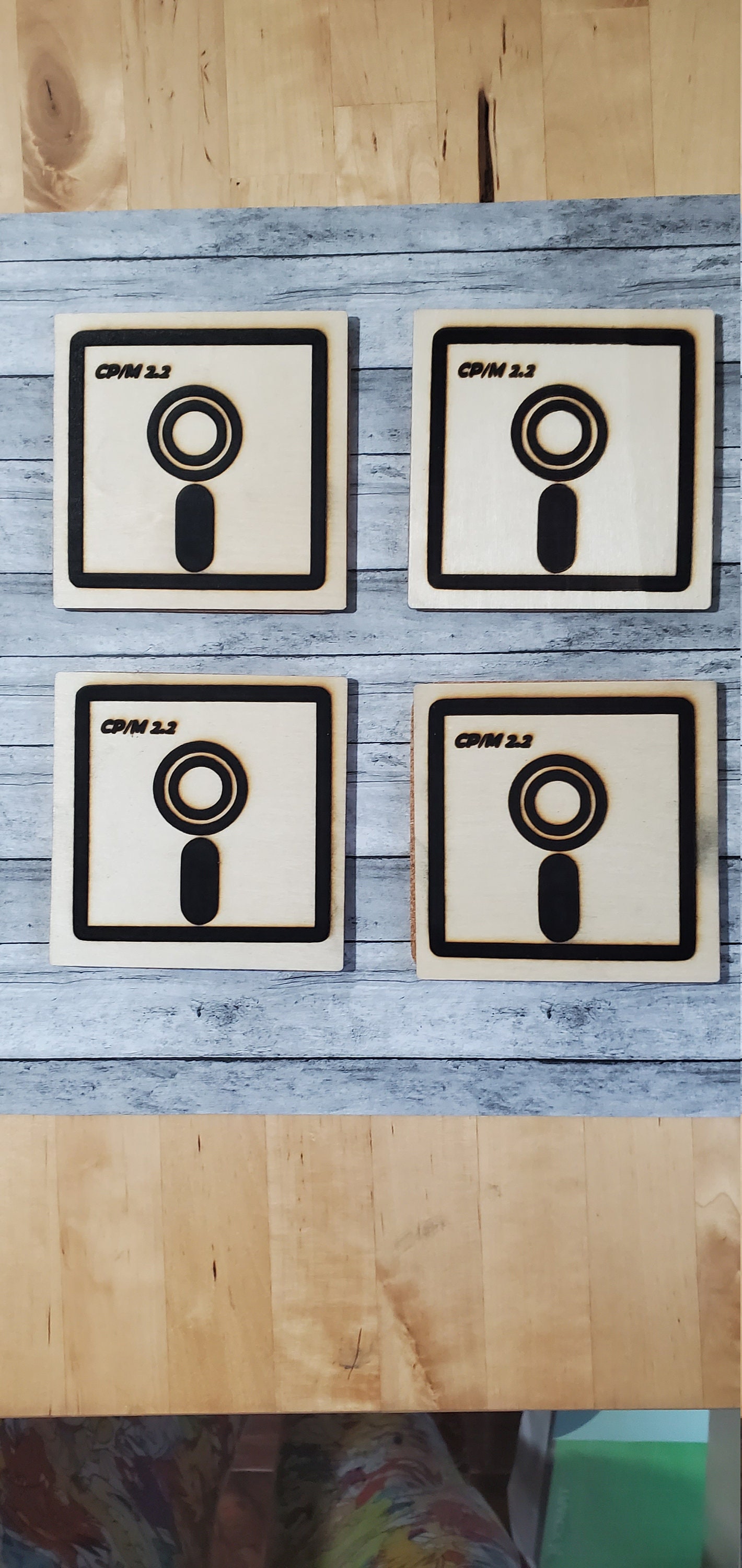 Floppy Disk Coasters|5.25 Inch Floppy|retro Coasters|retro Computers|cp ...