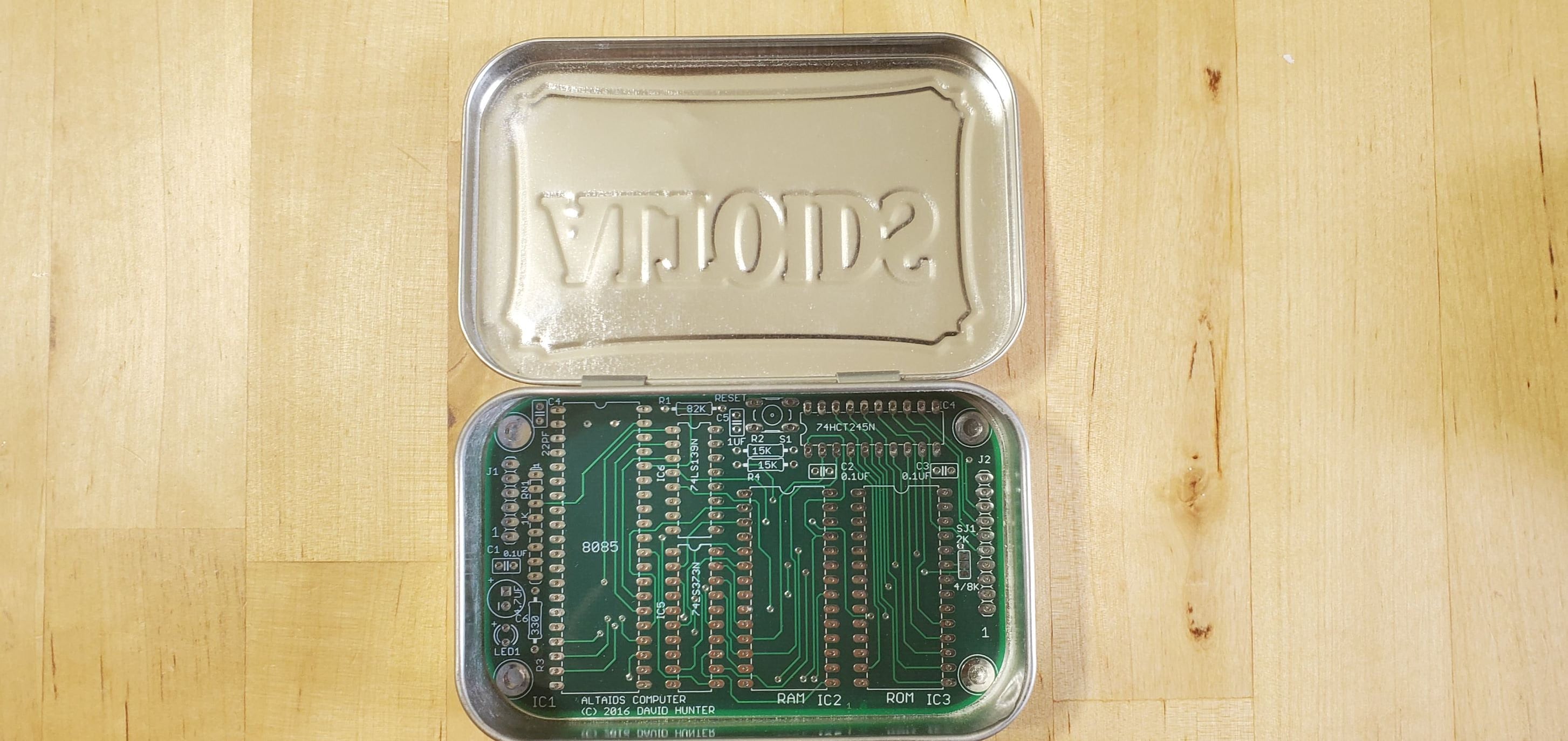 Altoids 8085 Chip Computer-pocket Sized Single Board Computer|altair ...