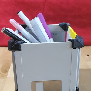 Retro Floppy Pen Standpen Holdernerdgeekreal Floppy - Etsy