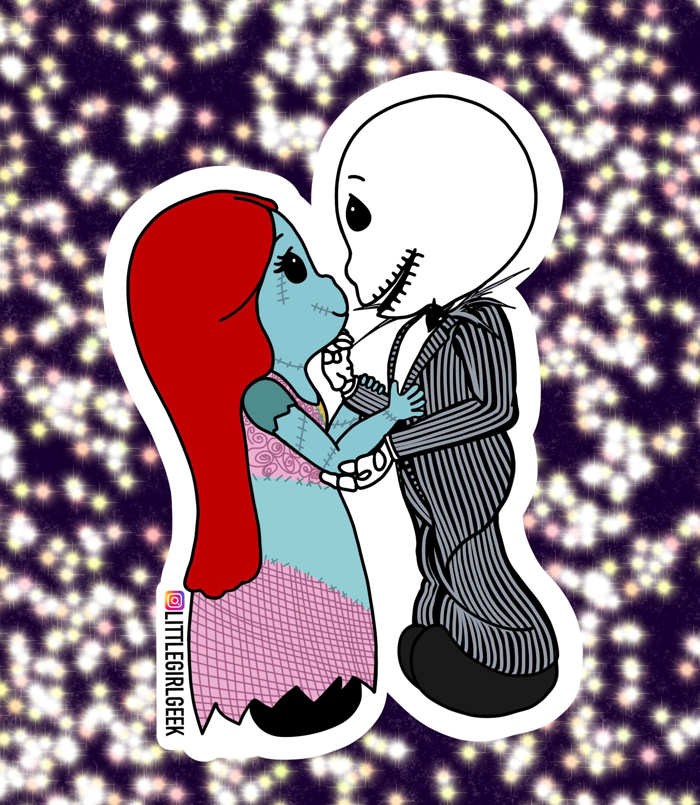 Jack and Sally Precious Moments | Etsy