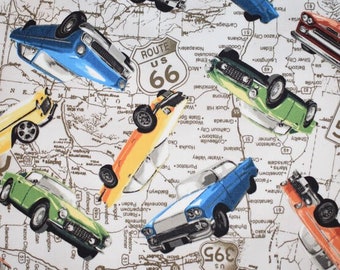 Road Map Fabric - Etsy