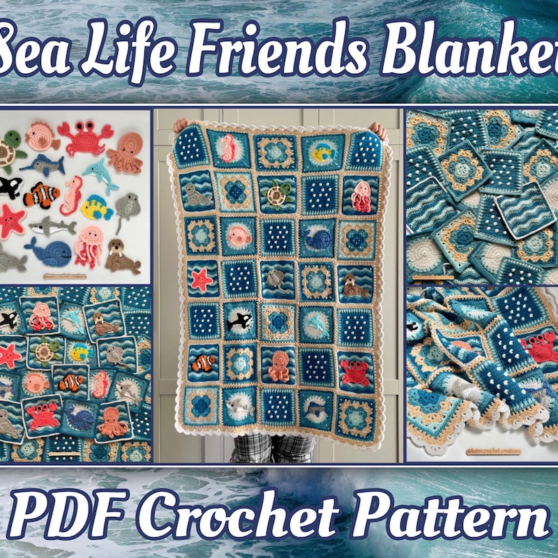 Crochet Sea Animal Pdf - Etsy UK