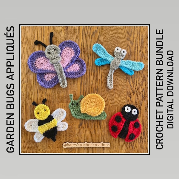 Crochet Applique Pattern - Etsy