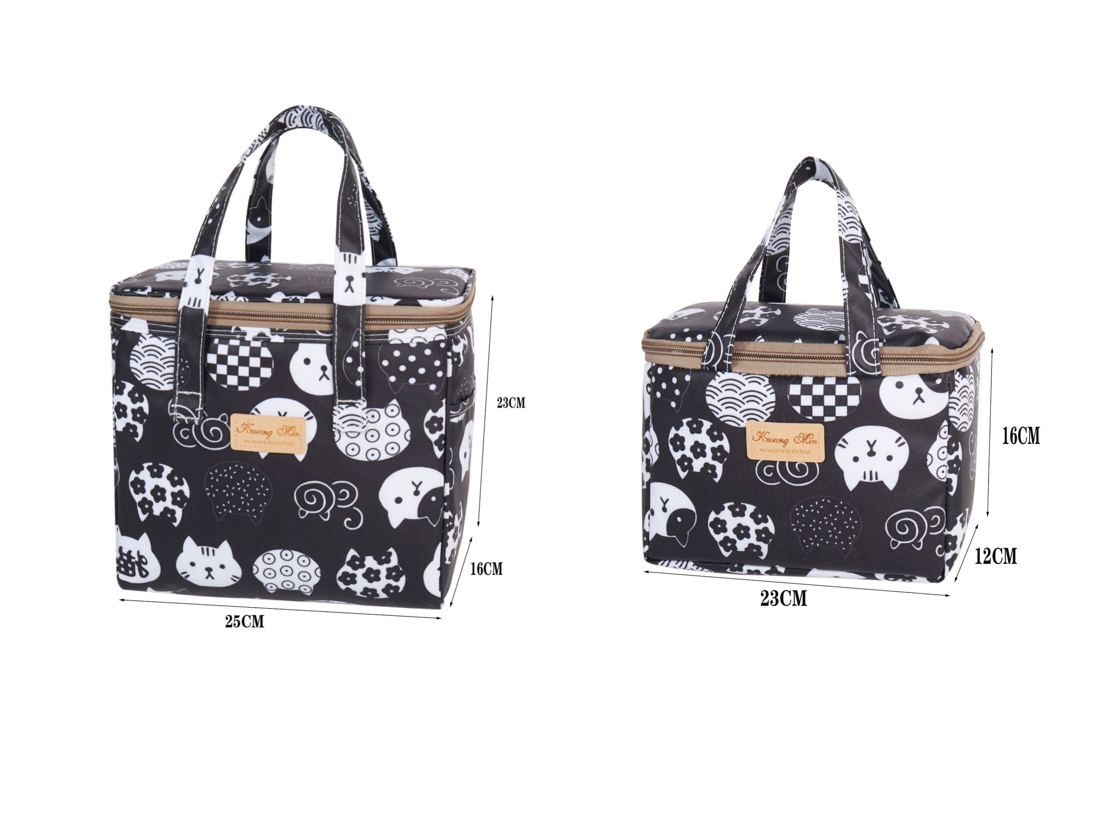 Cute Cat Insulated Lunch Bag Portable Bag With Shoulder Strap - Etsy