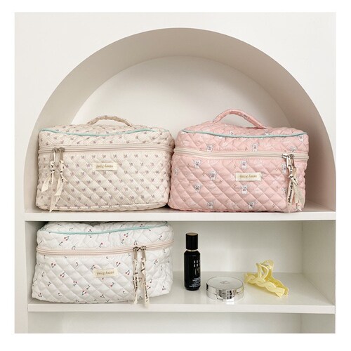 4 Styles Pretty Flowers Pattern Makeup Bag Vintage Cosmetic - Etsy