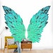 Turquoise Angel Wings Selfie Wall Mural Room Decor Blue Green - Etsy