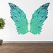 Turquoise Angel Wings Selfie Wall Mural Room Decor Blue Green - Etsy
