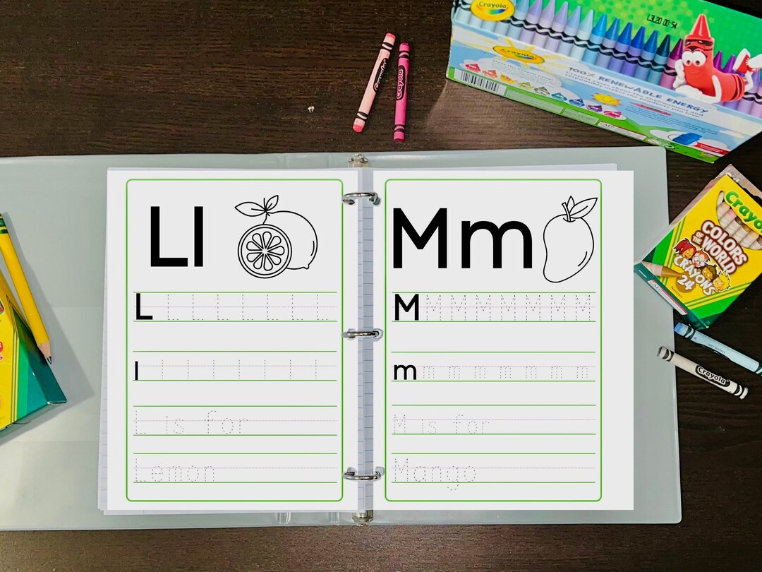 ABC Fruits - Alphabet Activity Pages - Etsy