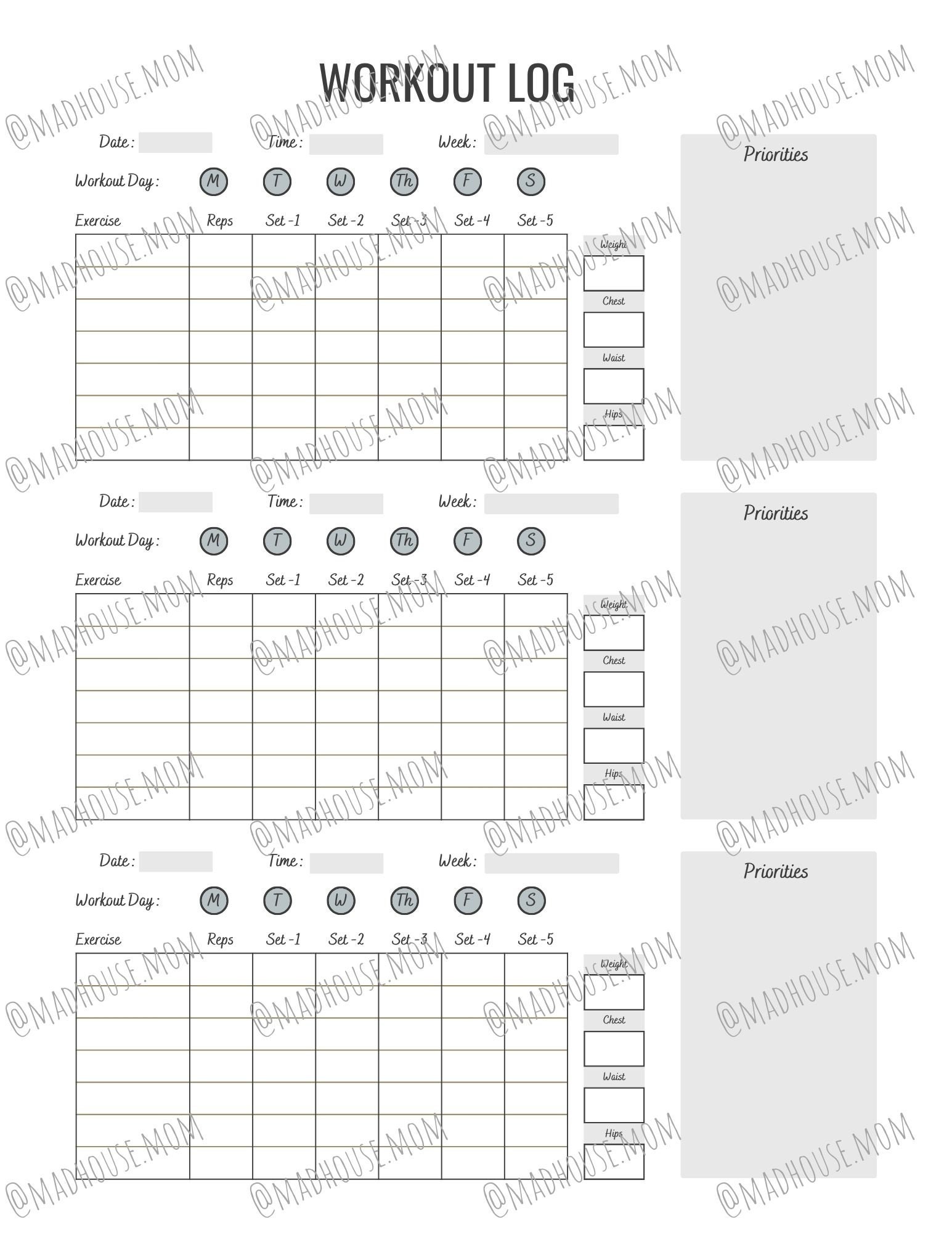 14 Planning Sheets - Etsy