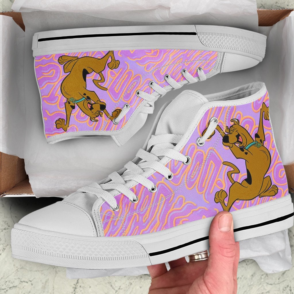 Scooby Doo Custom Hi Tops Scooby Doo Casual Shoes Shaggy Hi | Etsy
