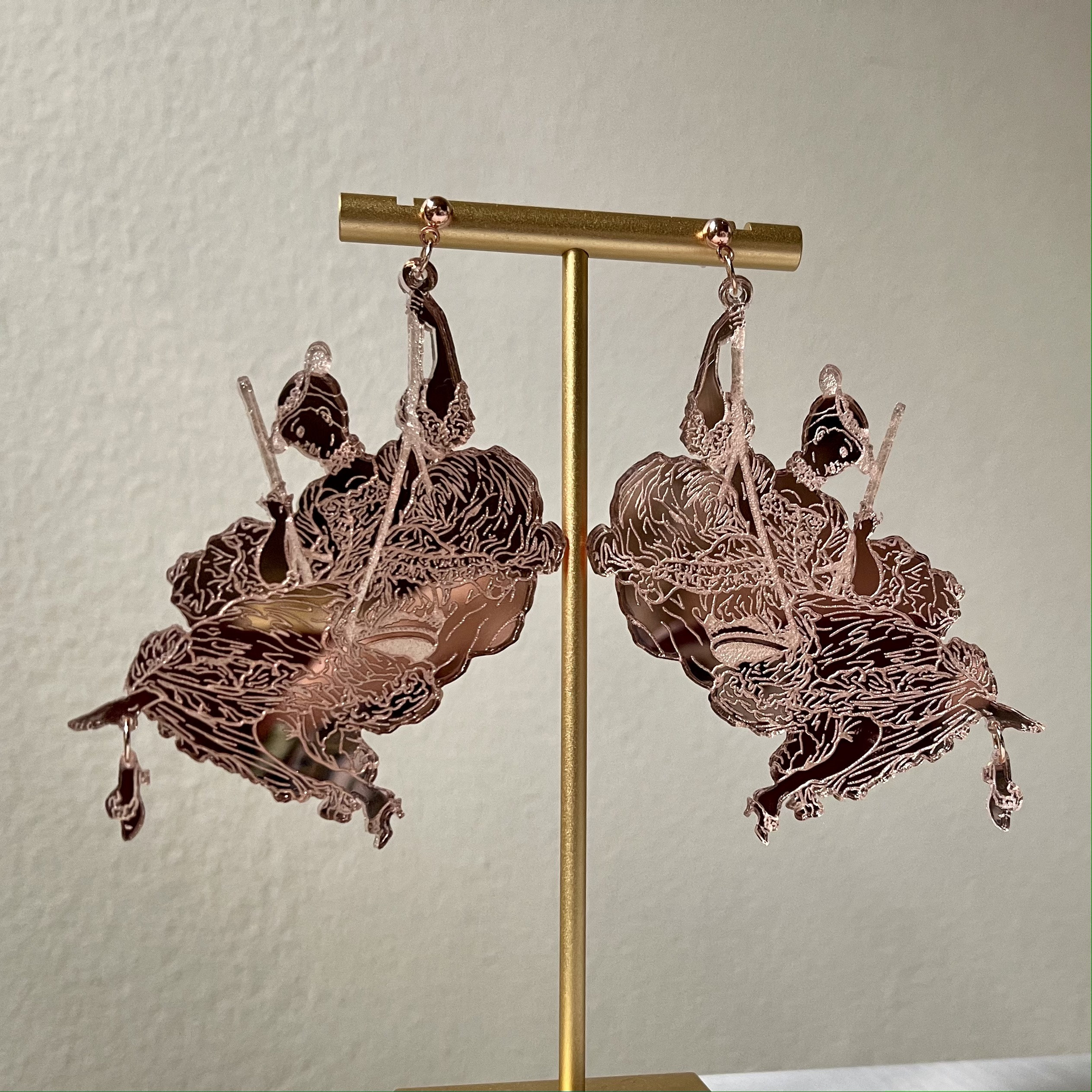 Rococo the Swing Fragonard Girl Swinging Painting Rose Gold - Etsy