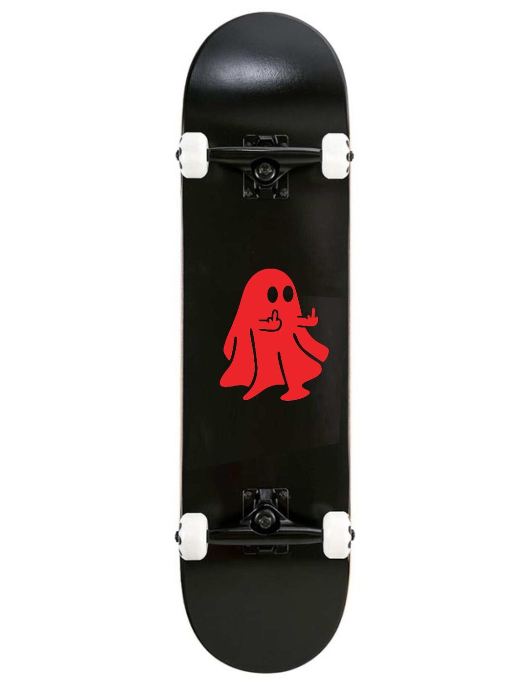 Ghost Middle Finger Decal / Halloween Decals / Window Decal / Car Decal ...