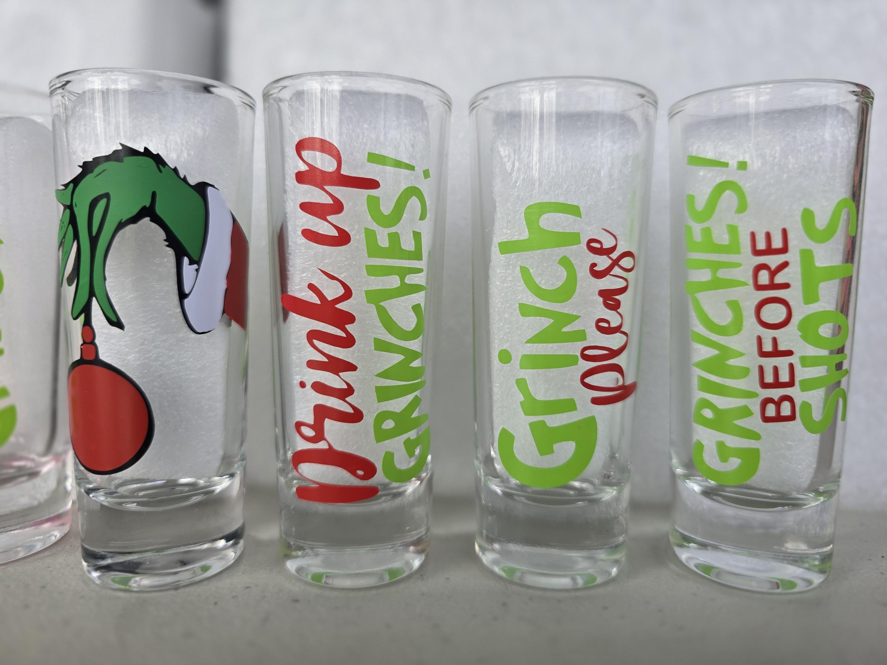 Mr Grinch / Grinch Shots /merry Grincmas/ Shot Glasses / Shots /drink ...