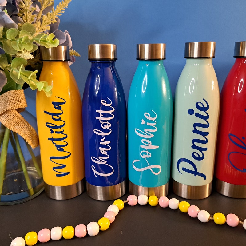 Personalized Plastic Water Bottles Kids - Etsy