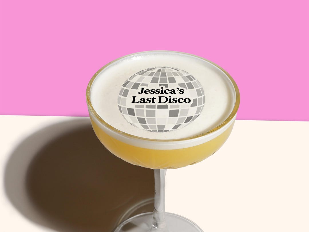 Last Disco Hen Do Cocktail Toppers, Hen Do Party Decor, Personalised ...