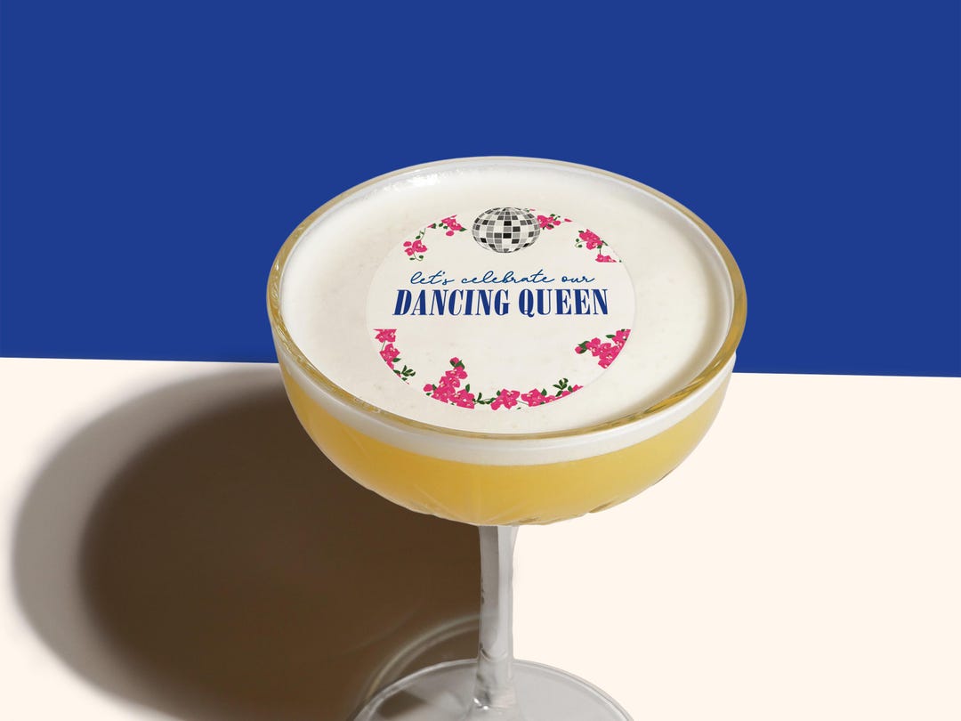 MAMMA MIA Inspired Hen Party Drinks Toppers, Hen Party Decor, Dancing ...