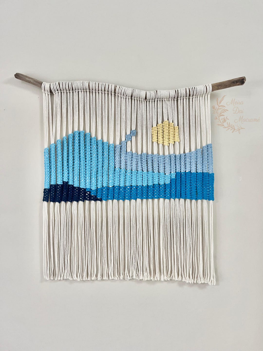 Ocean Macrame Wall Hanging - Etsy