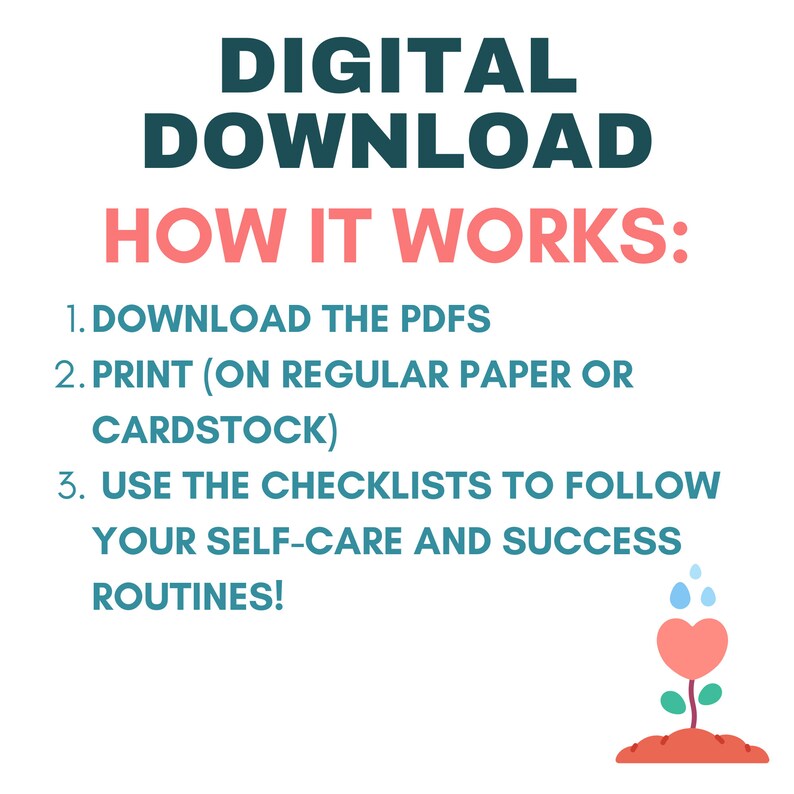 Morning Routine Checklists | Morning Routine Adults | Morning and Night ...