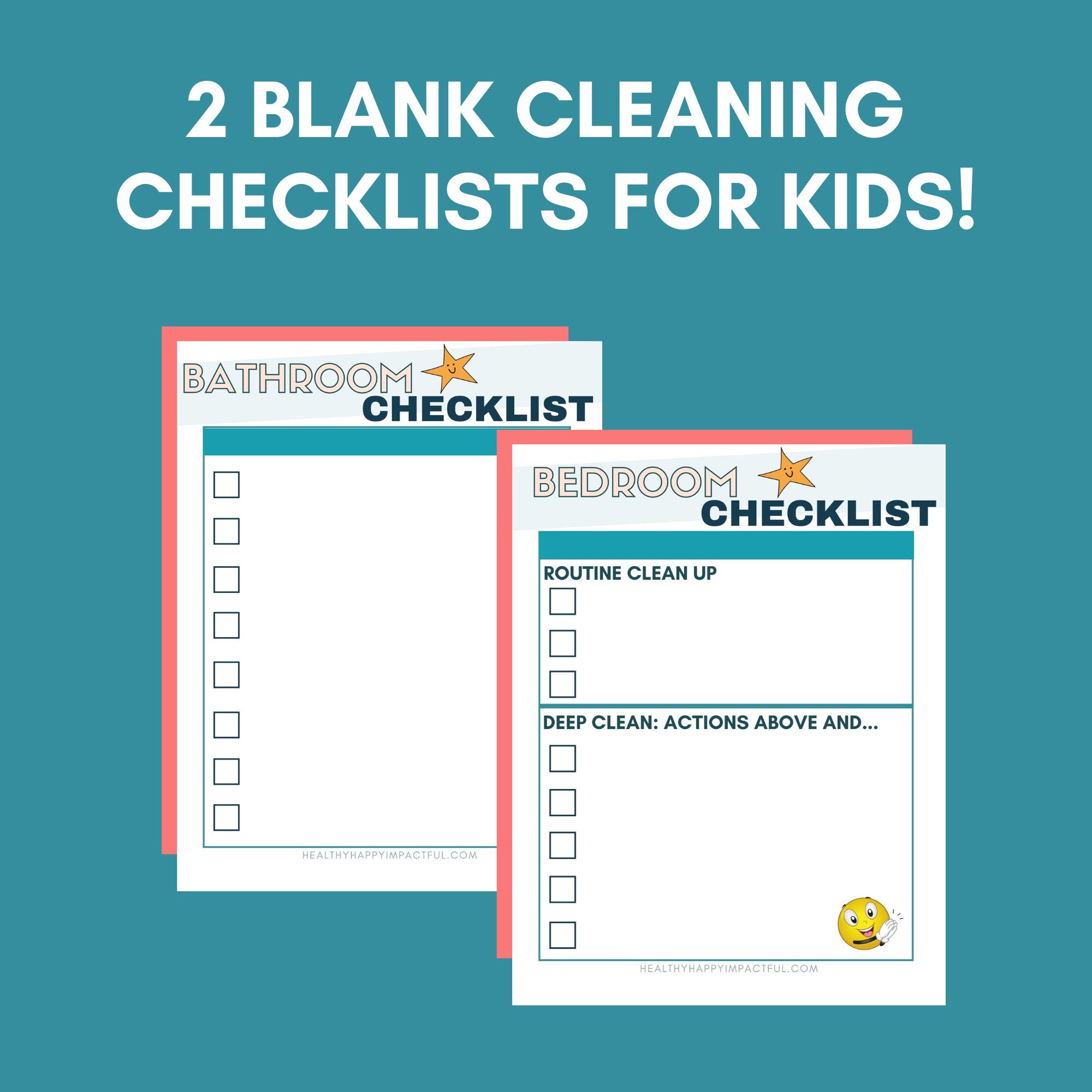 New Kids Routine Pack: Routine Checklists, Weekly Chore Charts, Reward ...