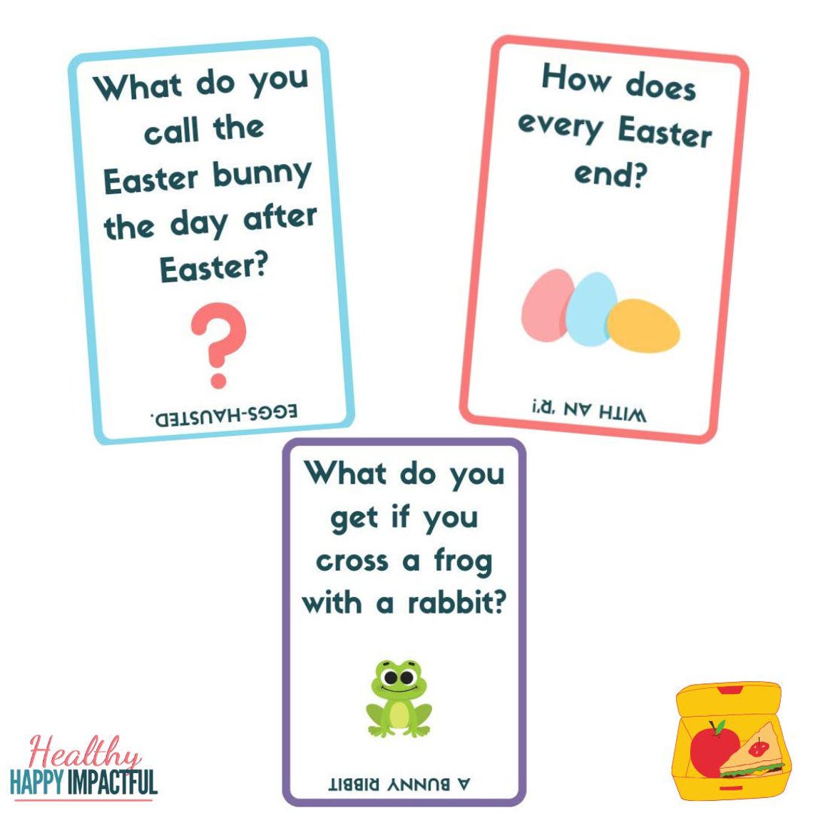 Easter Jokes, Printable Jokes, Easter Lunch Box Joke, Easter Egg ...