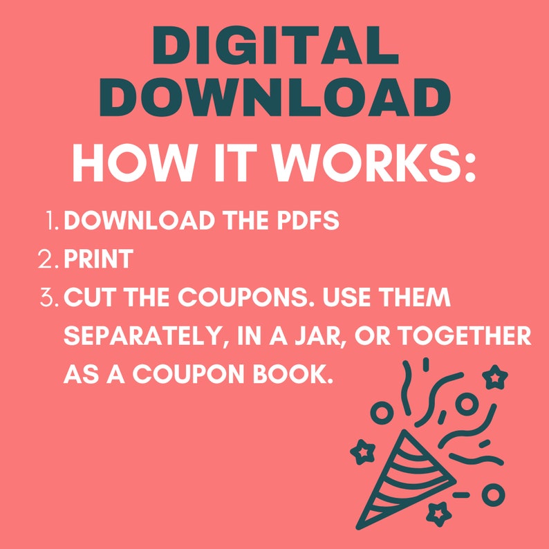 Kids Reward Coupons | Printable Love Coupons | Coupons for Kids - Etsy