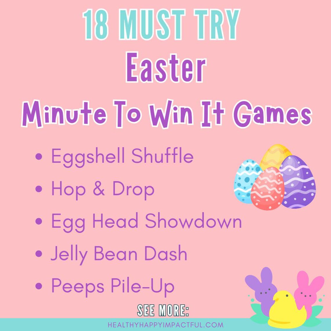 Easter Minute to Win It Party Game, Easter Printable Game, Kids Easter ...
