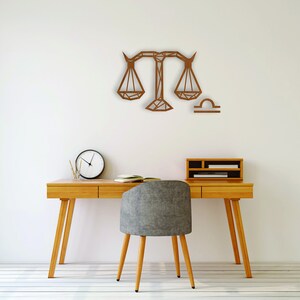 LIBRA WALL DECOR Wooden Wall Decor, Horoscope, Astrology Libra, Zodiac ...