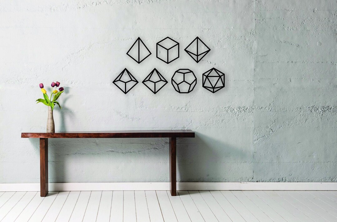 DICE WALL DECOR Dice Set Wall Decor, Table Top Wall Art, Dnd Gifts ...