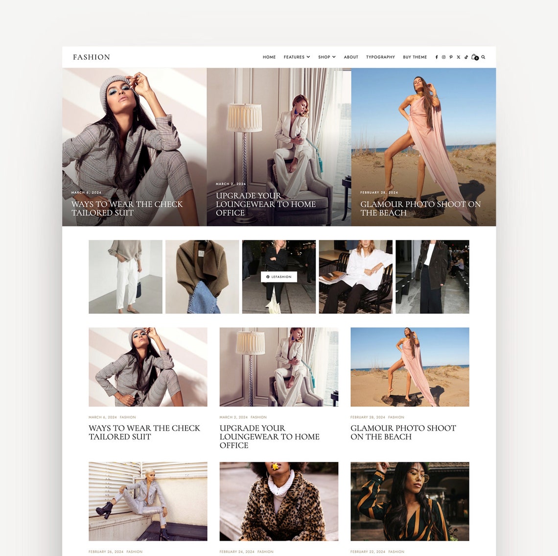 Nova Wordpress Theme • Responsive Wordpress Theme • Feminine Wordpress Theme • Wordpress Theme ...