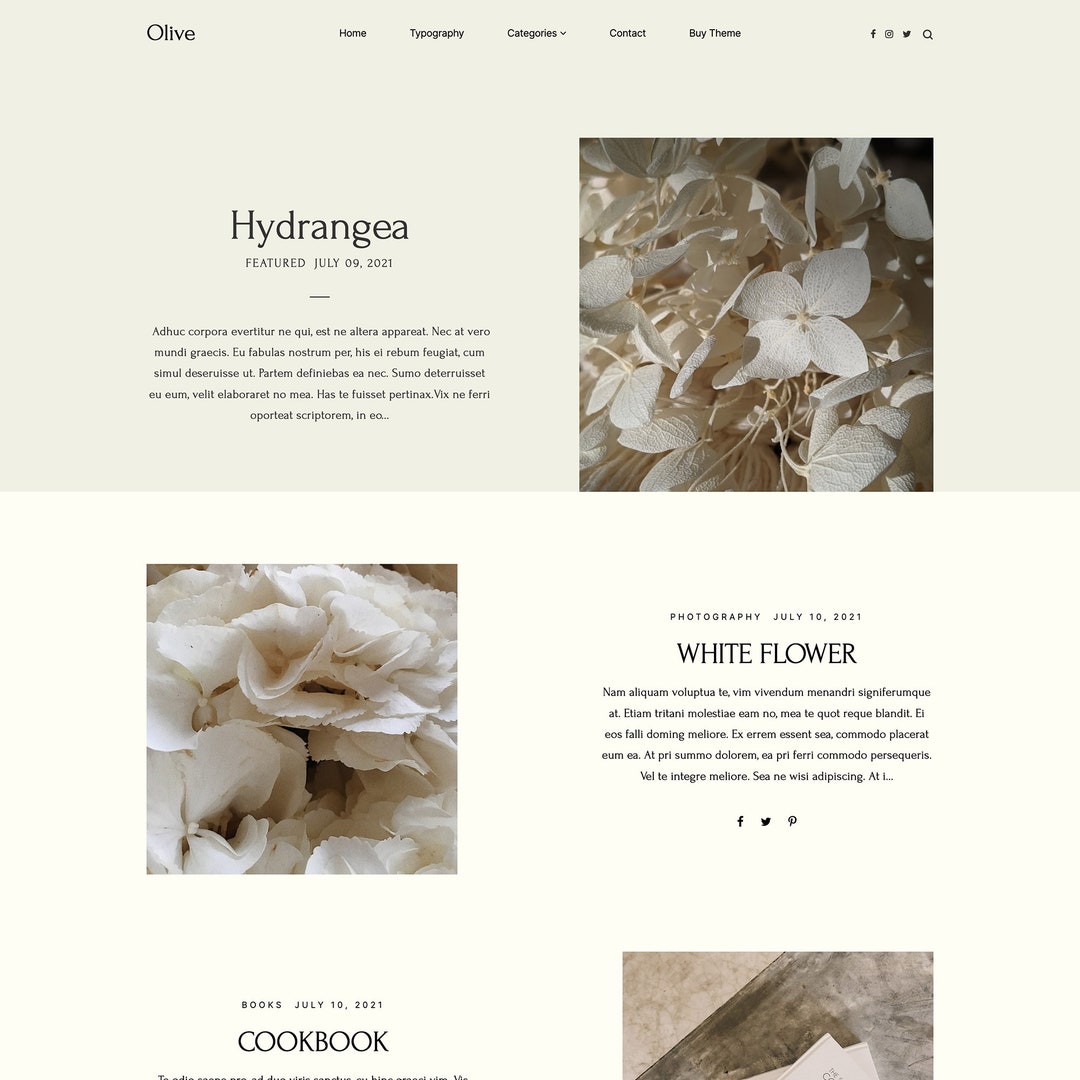 Premade Responsive Blogger Template, Responsive Blogger Theme, Blogger ...