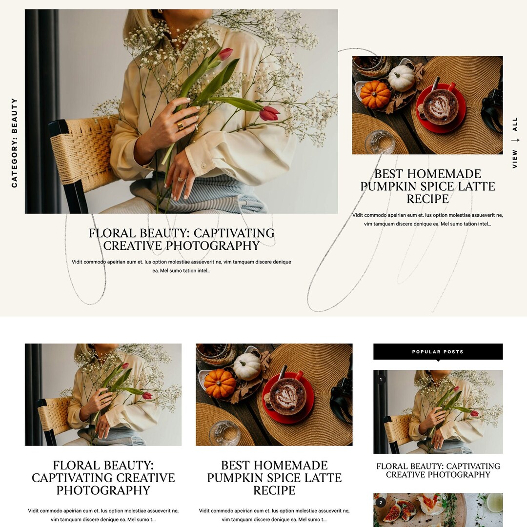 Penelope • Blogger Theme // Responsive Blogger Theme, Minimalist ...