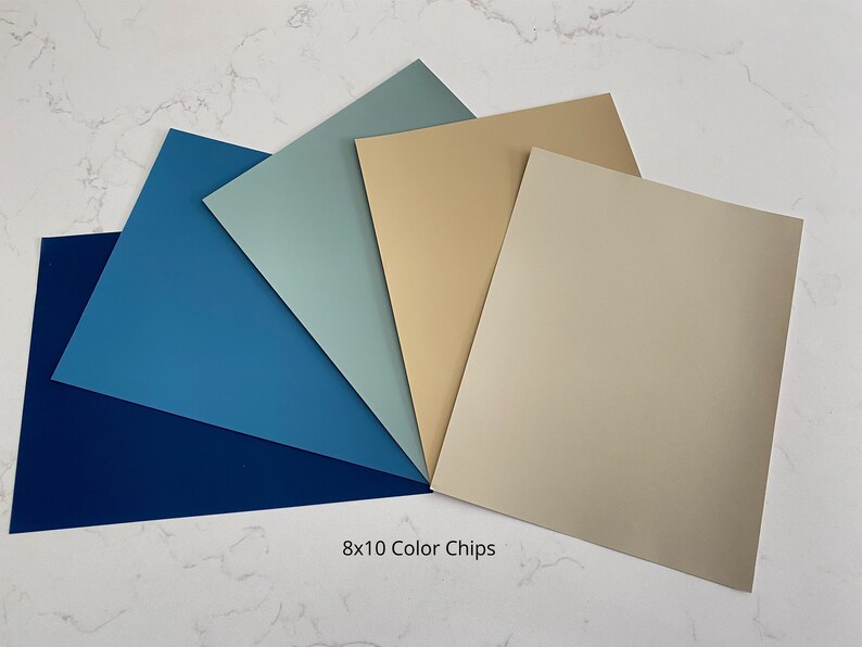 Paint Palette: Brush of Character-actual Color Chips - Etsy