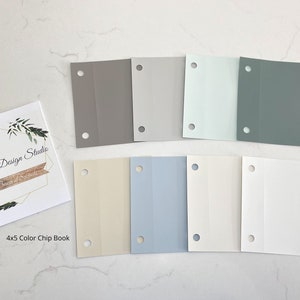 Paint Palette: Brush of Solitude-actual Color Chips - Etsy