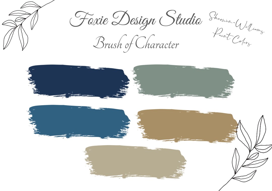 Digital Paint Palette: Brush of Character ,interior & Exterior Paint ...
