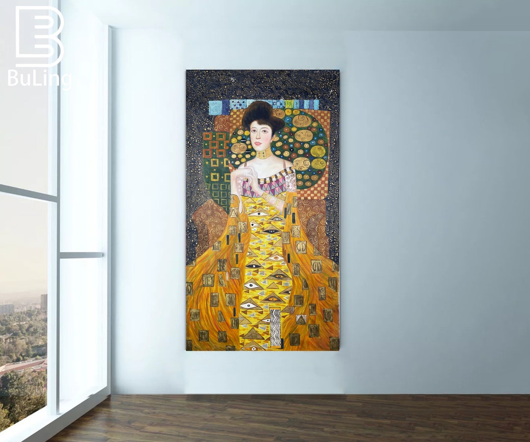 Gustav Klimt: Danae 1908. Art Nouveau Print on Canvas Large - Etsy