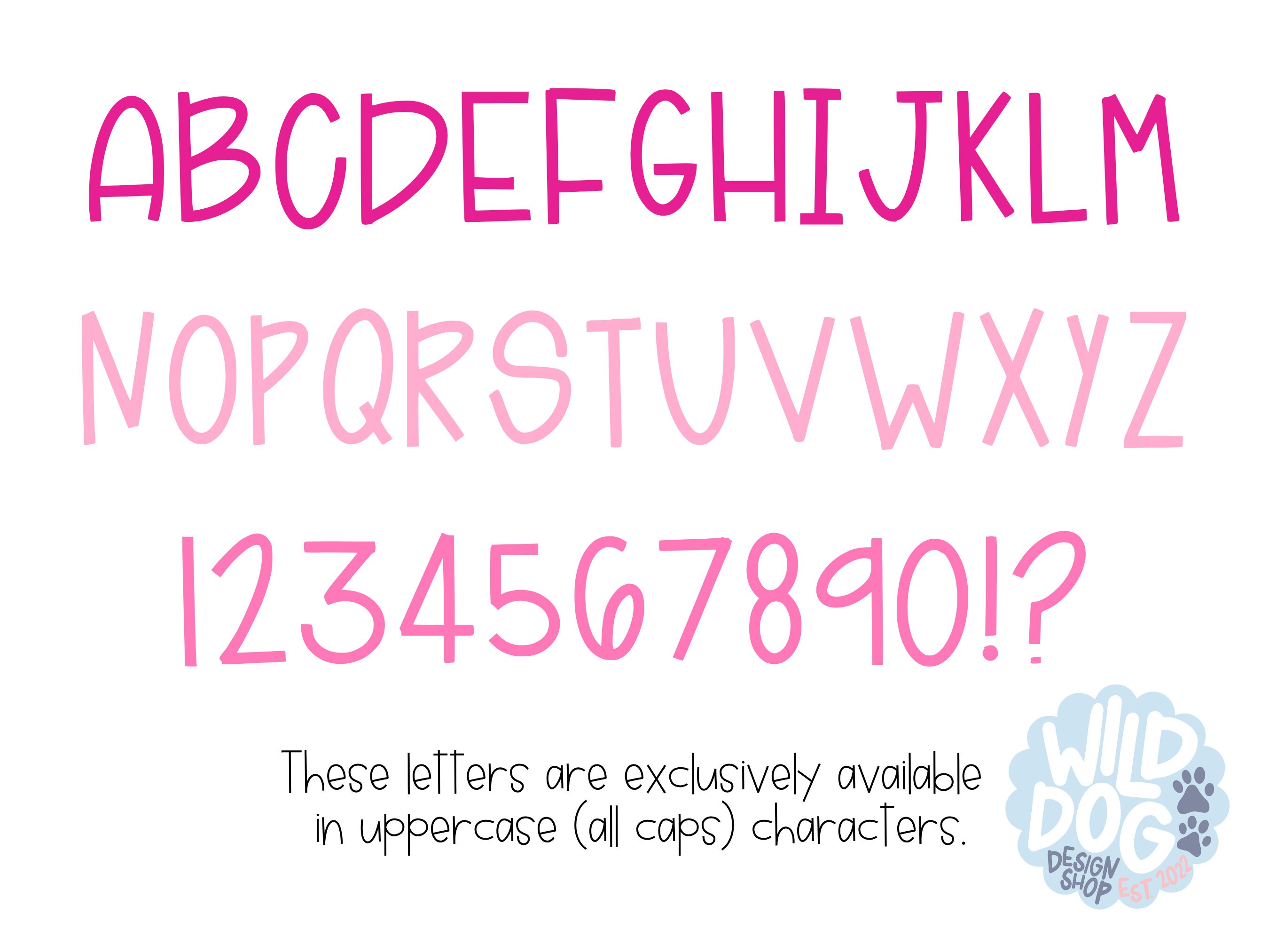 Tickled Pink Bulletin Board Letters | Printable DIY | Instant Download ...