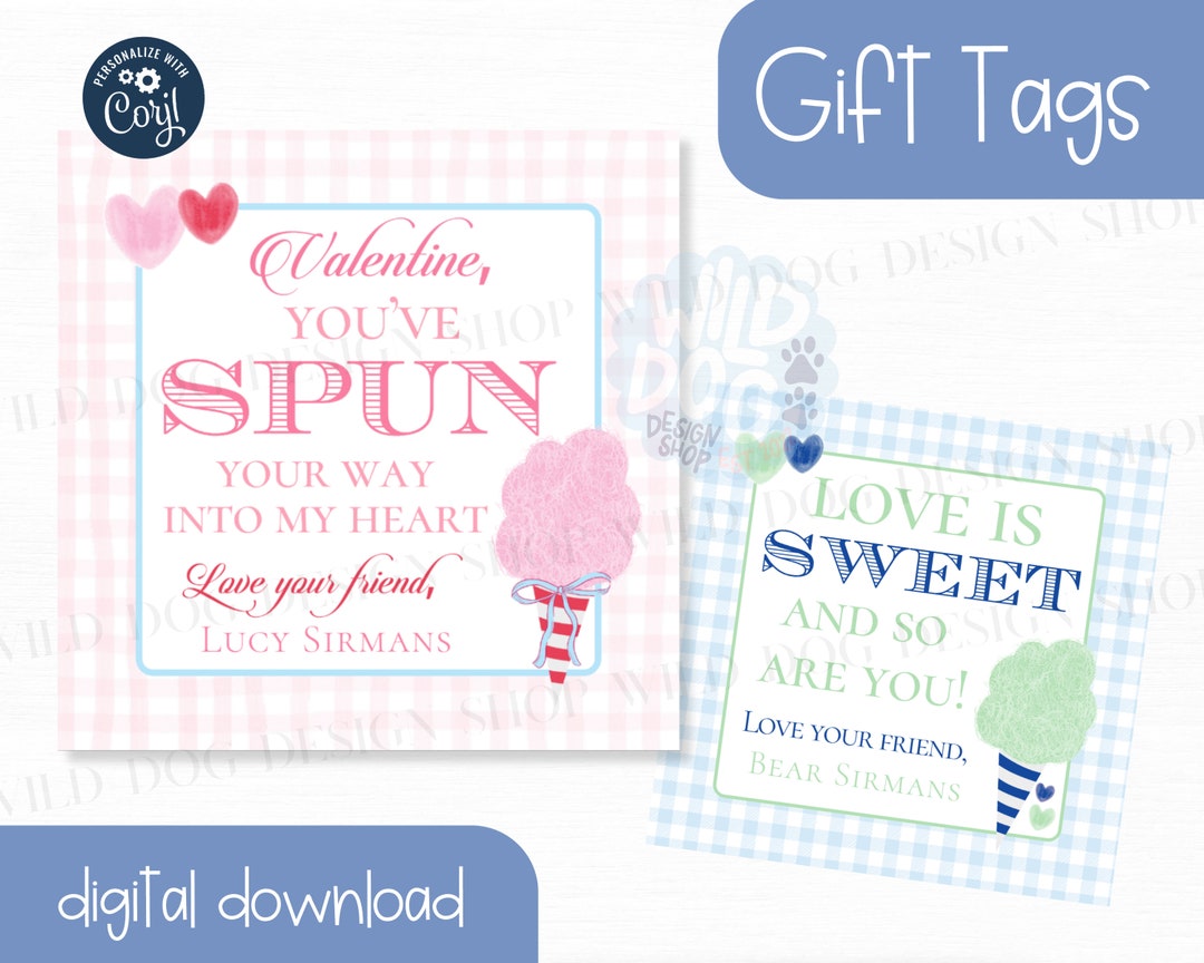 Love is Sweet | Make My Heart Spin | Cotton Candy Valentine's Day ...