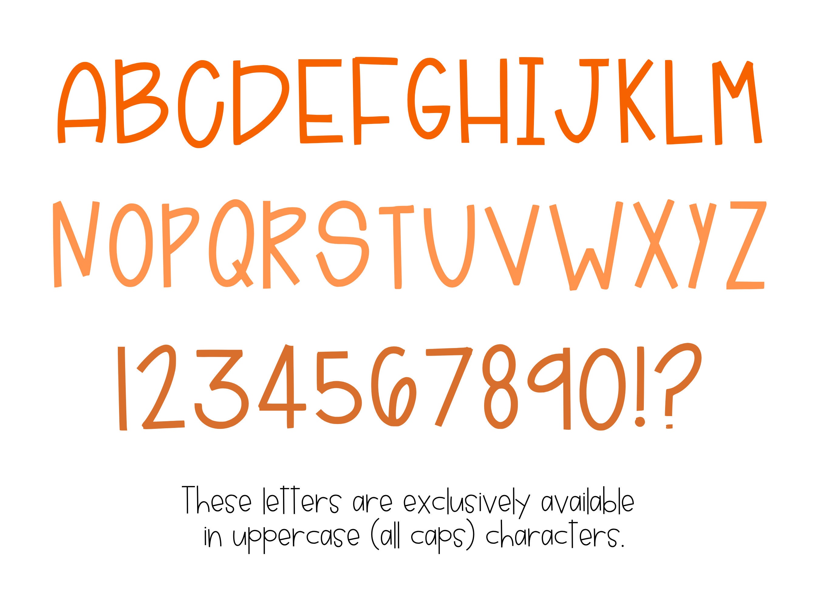 Observant Orange Bulletin Board Letters | Printable DIY | Instant ...