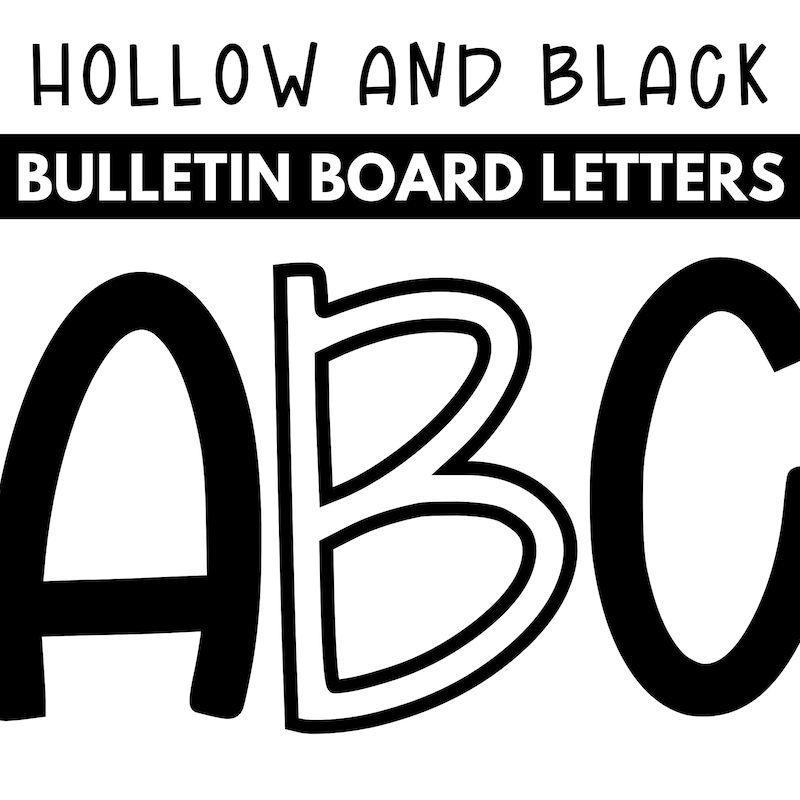 Bulletin Board Letters - Etsy