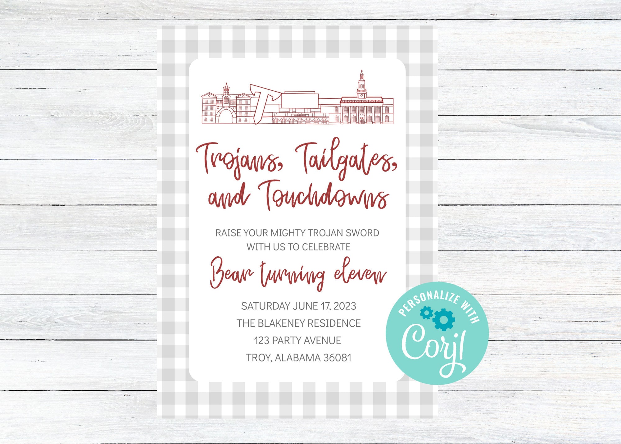 Troy Themed Party Invitation Instant Download Editable - Etsy