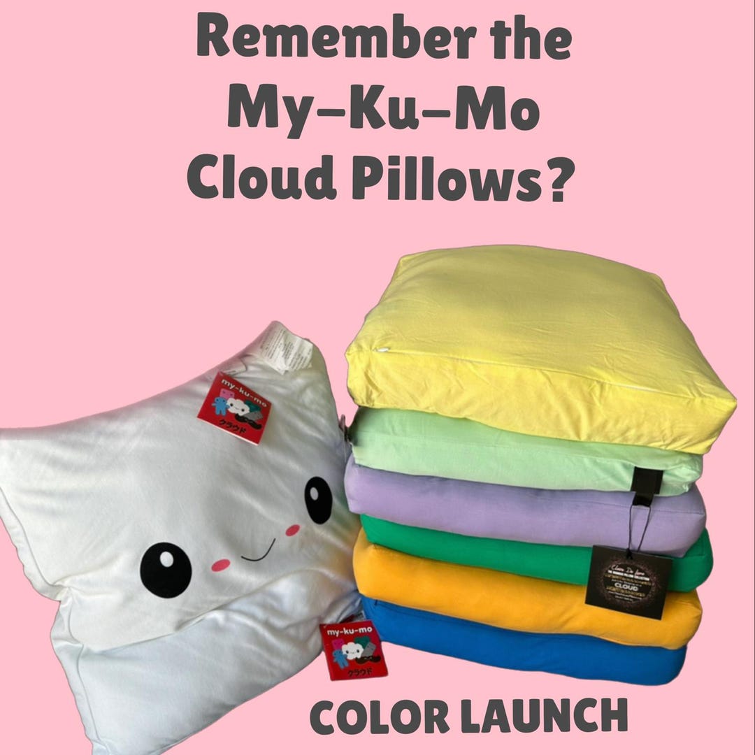 My-ku-mo 2.0 Pillow New Color Launch Removable Pillow Case Cloud ...